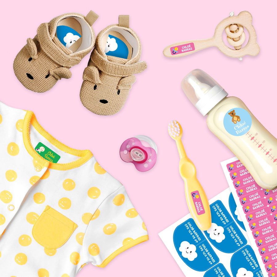 Pack Crèche - 129 étiquettes nominatives | stickerkid.ch