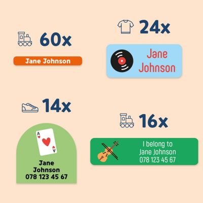 StickerKid: Kids Name Labels, Custom Stickers, Personalized for your ...