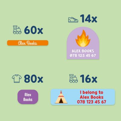 StickerKid: Kids Name Labels, Custom Stickers, Personalized for your ...