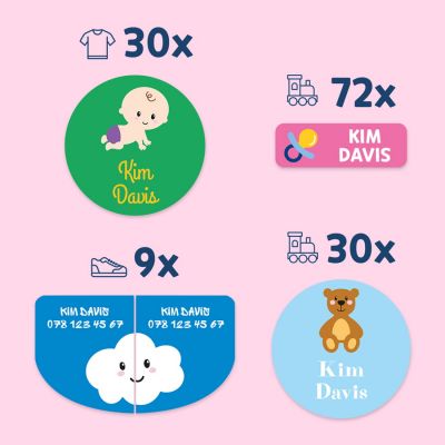 StickerKid: Kids Name Labels, Custom Stickers, Personalized for your ...