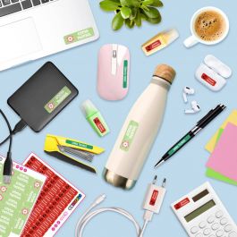 Office pack - 176 customisable name labels | stickerkid.ch