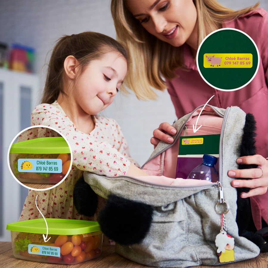 Autocollants personnalisables pour objets Stickerkid.ch