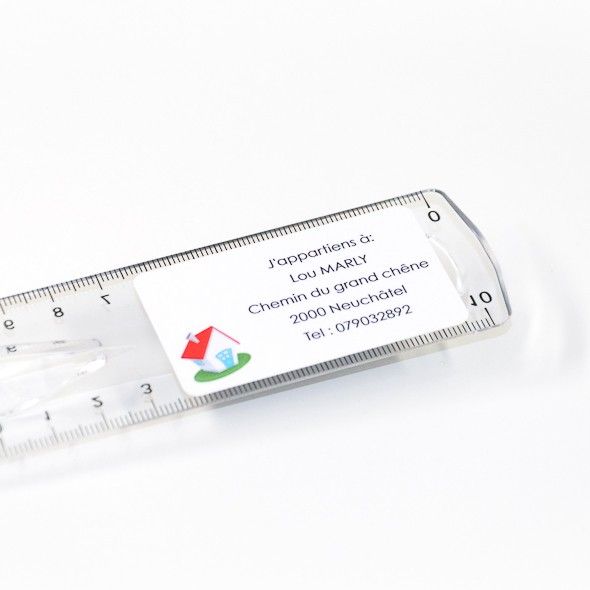 Extra large personalised name stickers Stickerkid.ch